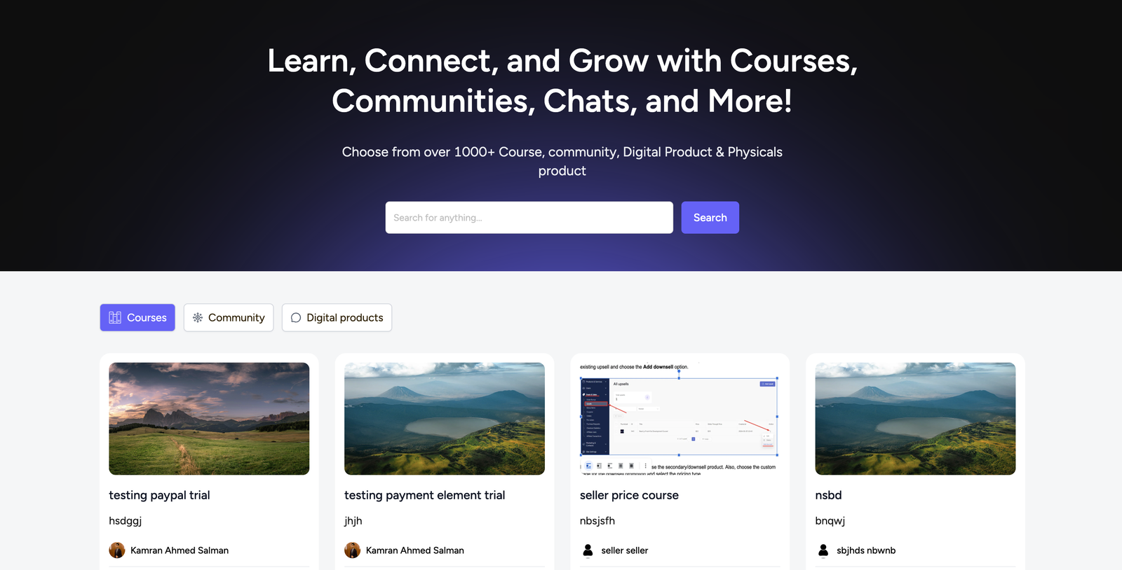 Learn, Connect, and Grow with Courses, Communities, Chats, and More!