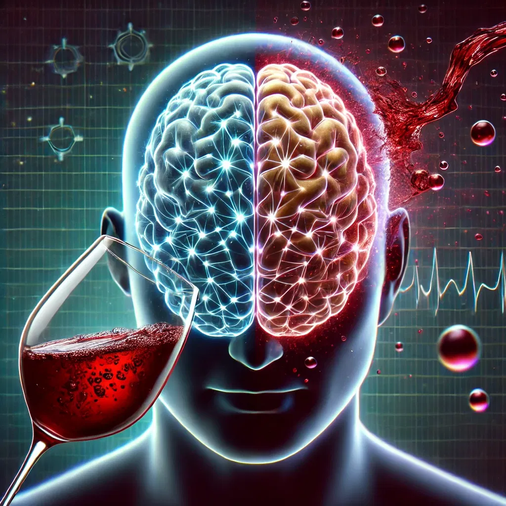 🍷 Esto es lo que el alcohol le hace a tu cerebro.